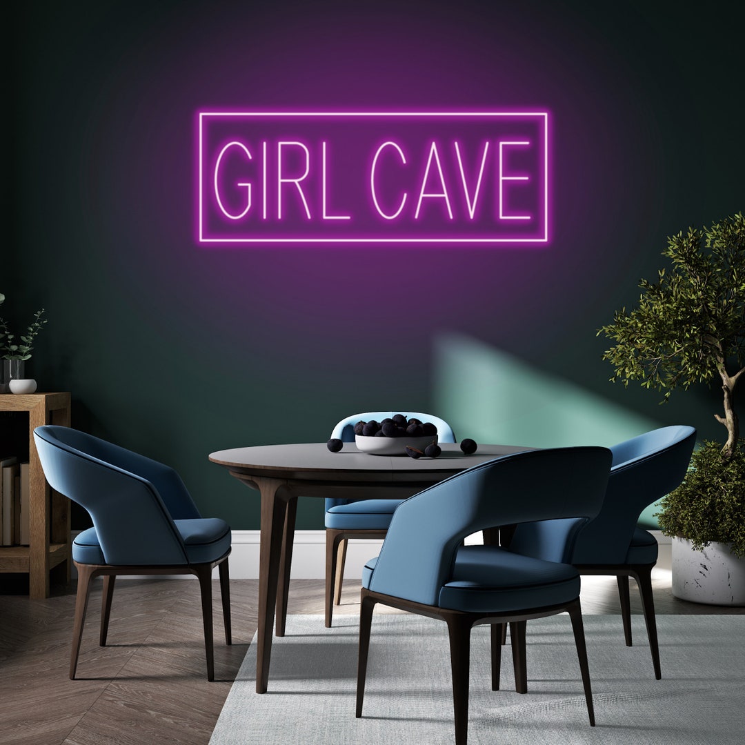 Girl Cave Neon Sign, Girl Cave Led Sign, Wall Decor, Girl Cave Led ...