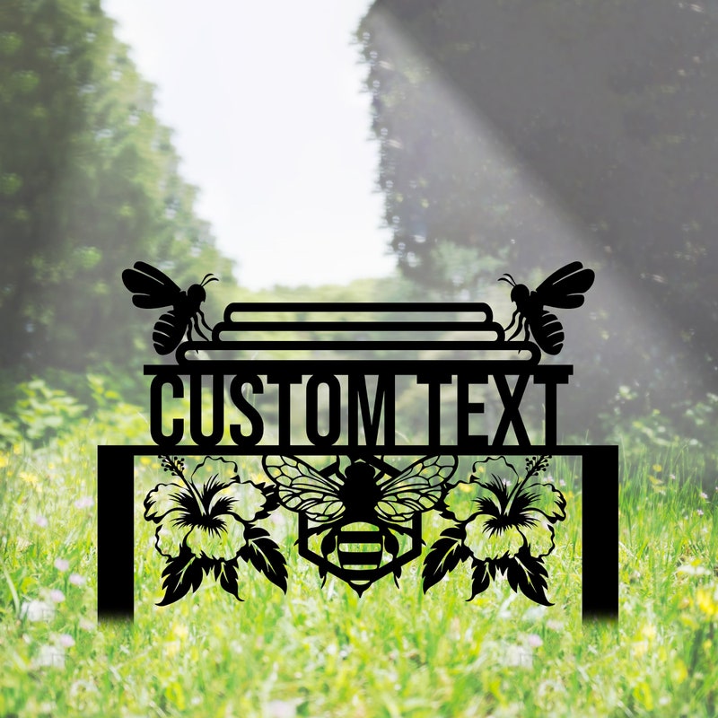 Bee Garden Sign - Etsy