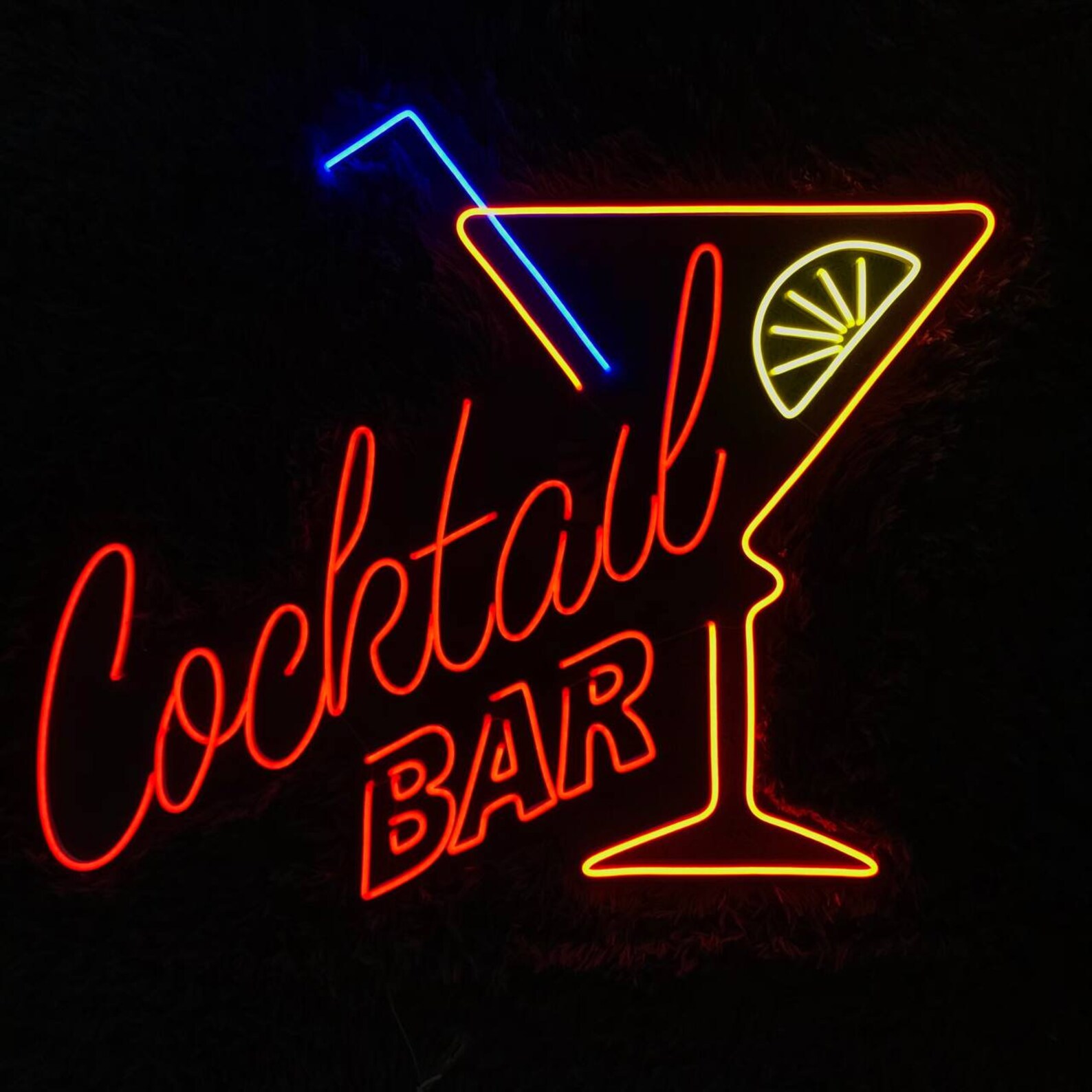 Cocktail Bar Led Sign, Pub Led Sign, Wall Decor, Cocktails Neon Sign ...