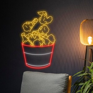 Custom Fried Chicken Neon Sign, Fried Chicken Led Sign, Chicken Led ...