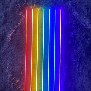 Rainbow Led Sign, Rainbow Neon Sign, Wall Decor, Rainbow Neon Sign ...
