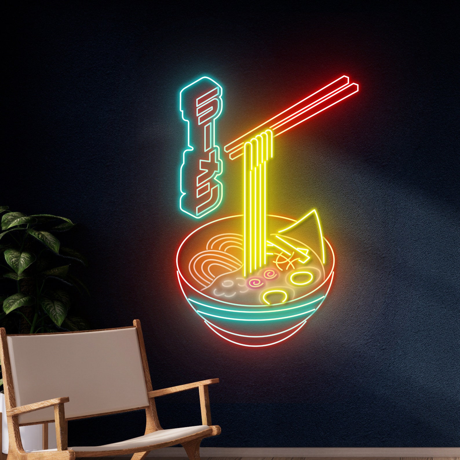 Ramen Led Sign, Ramen Noodles Neon Sign, Japanese Noodles Led Light ...