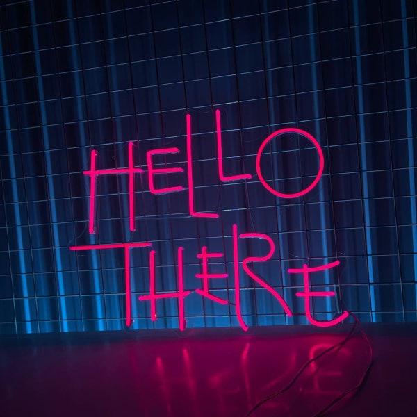 Pink Neon Sign - Etsy