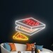 Pizza Box Neon Sign, Pizza Neon Light, Pizza Led Light, Fast Food Led ...