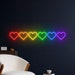 Heart LGBT Neon Sign, Pride Led Sign, Heart LGBT Neon Light, LGBT Pride ...