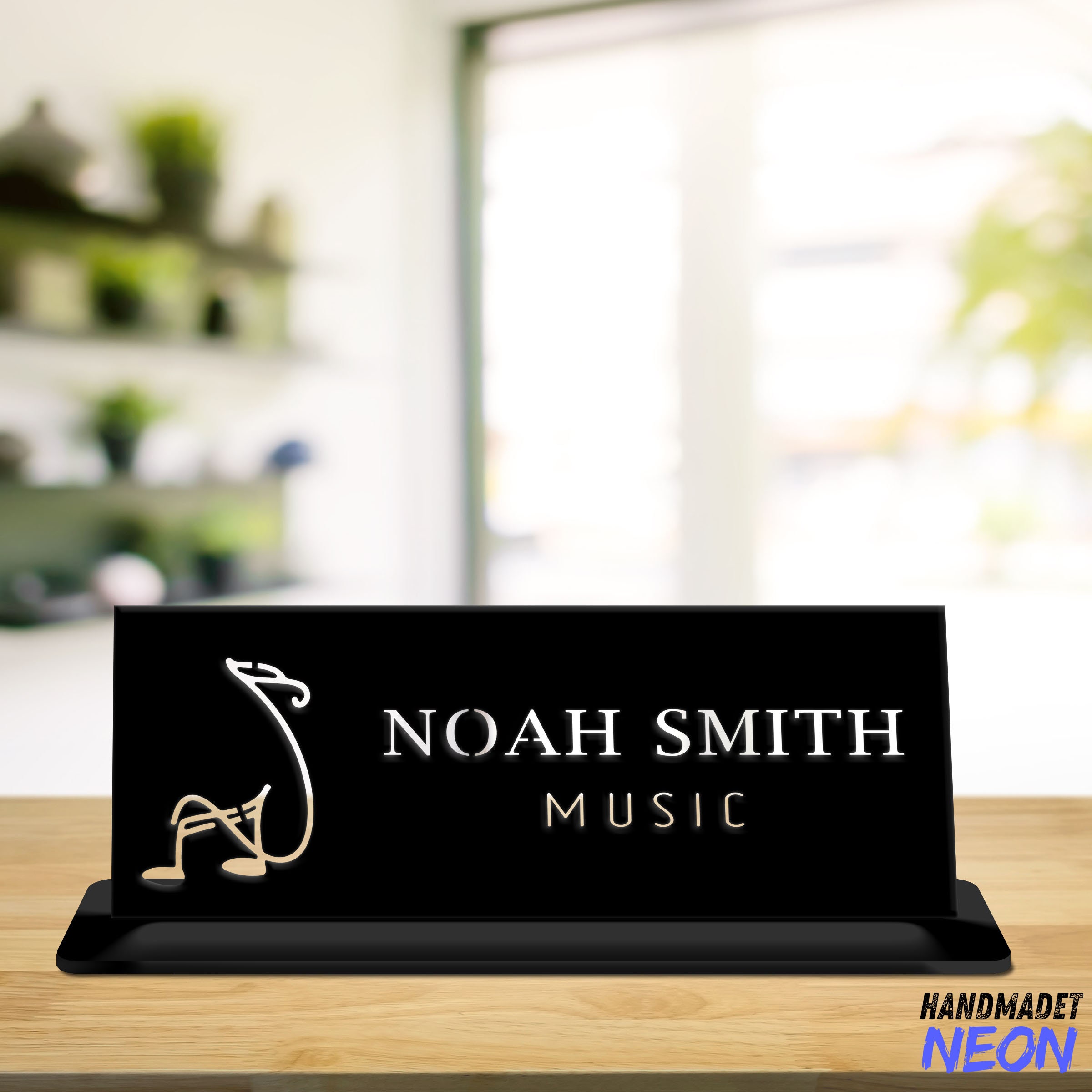Custom Band Director Metal Name Plate, Director Name Plate Table Decor ...