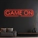 Custom Game on Neon Sign, Custom Gamer Name LED Light, Game Player Neon ...