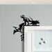 Personalized Dinosaur Door Corner Sign, Dinosaur Metal Door Topper ...