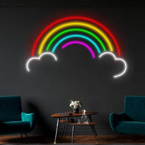 Rainbow Led Sign, Beautiful Rainbow Neon Sign, Wall Decor, Beautiful ...