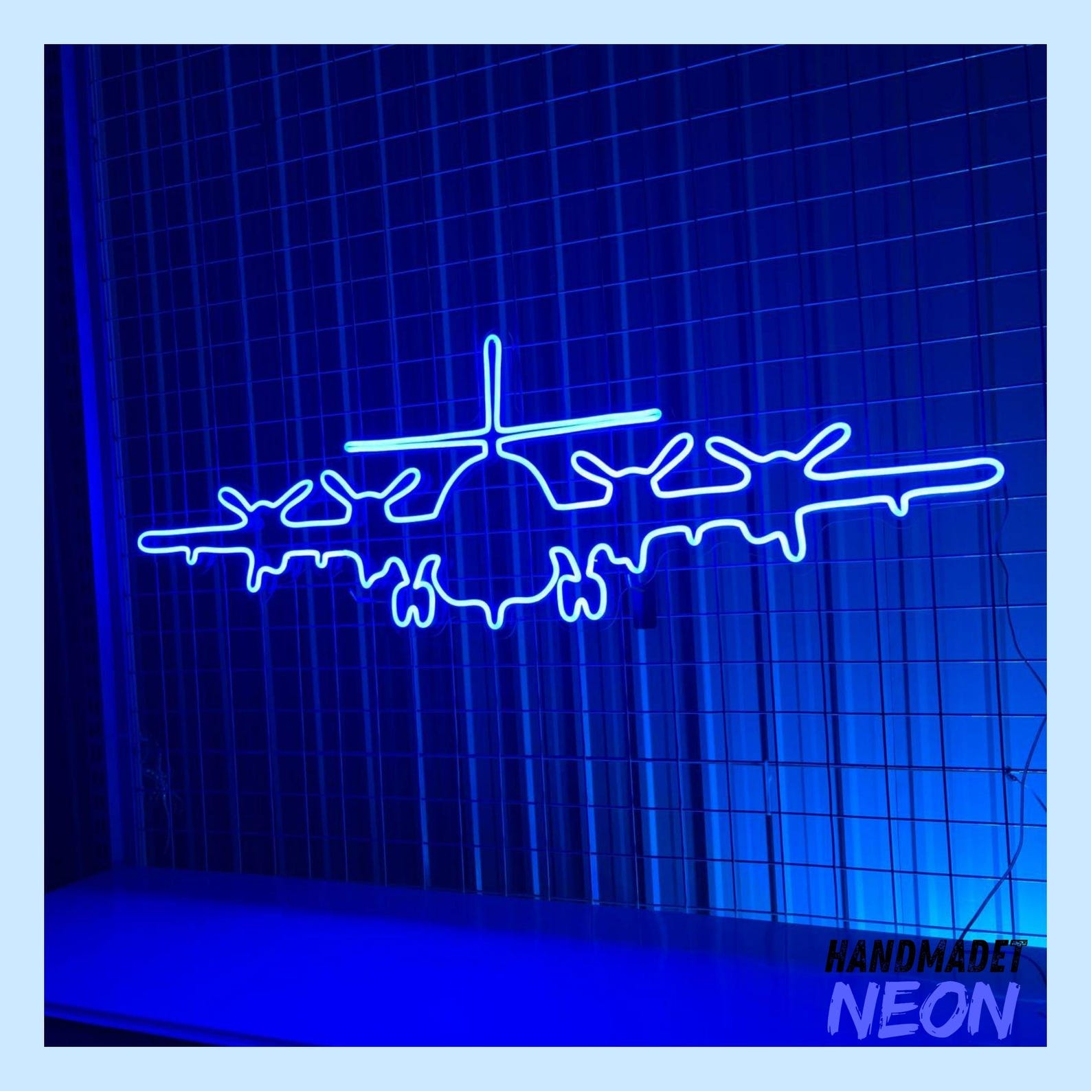 Air Plane Neon Sign, Airplane Led Light, Plane Sign, Plane Night Light ...