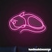 HUGGING Custom Neon Sign, One Line Couple Neon Sign Bedroom ...