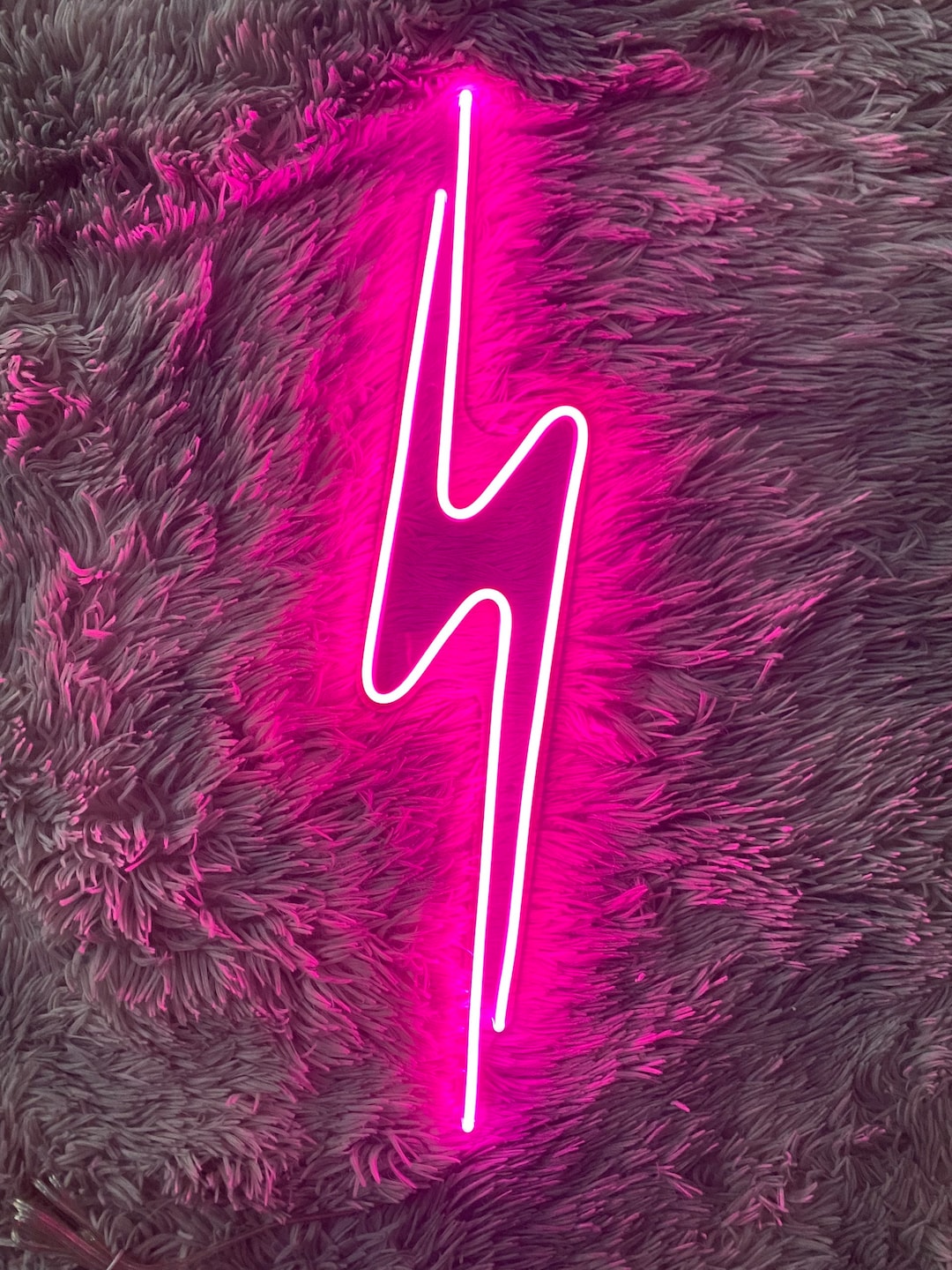 Lightning Bolt LED Neon Sign, Lightning Custom Neon Sign, Neon Lights ...