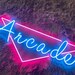 Arcade Led Sign, Arcade Neon Sign, Wall Decor, Game Room Neon Sign ...