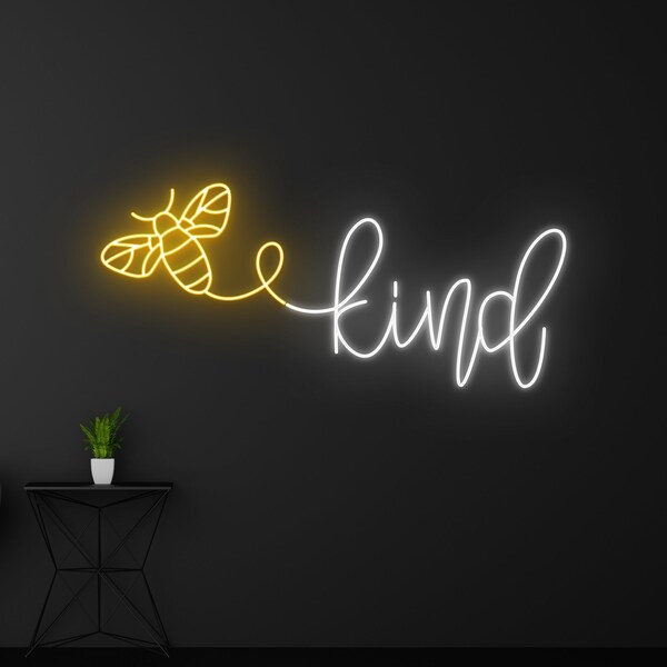 Bee Kind Neon Sign - Etsy