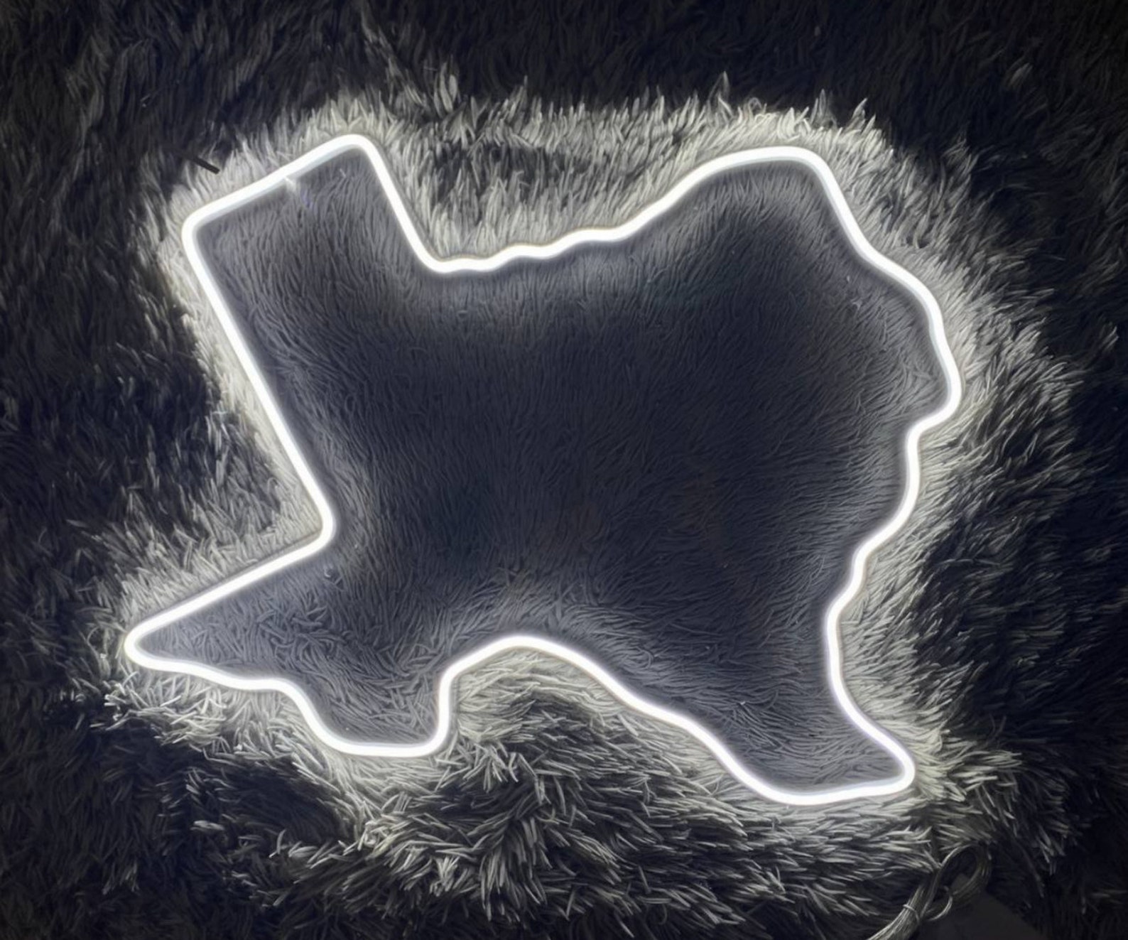 Texas Map Led Sign Texas Led Sign, Wall Decor, Texas Neon Sign, Custom ...