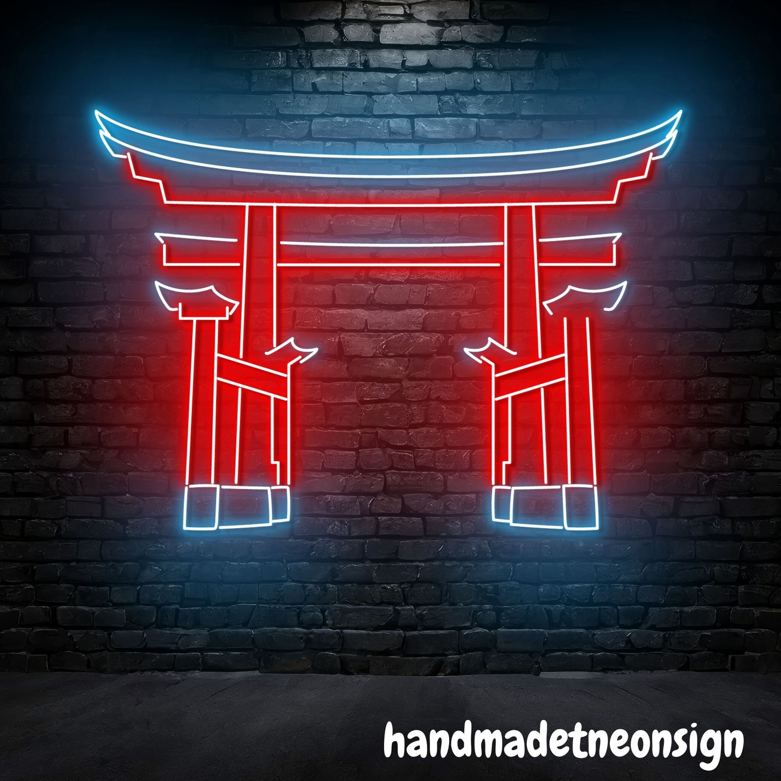 Torii Gate Neon Sign, Torii Gate Led Sign, Torii Gate Japan Neon Light ...