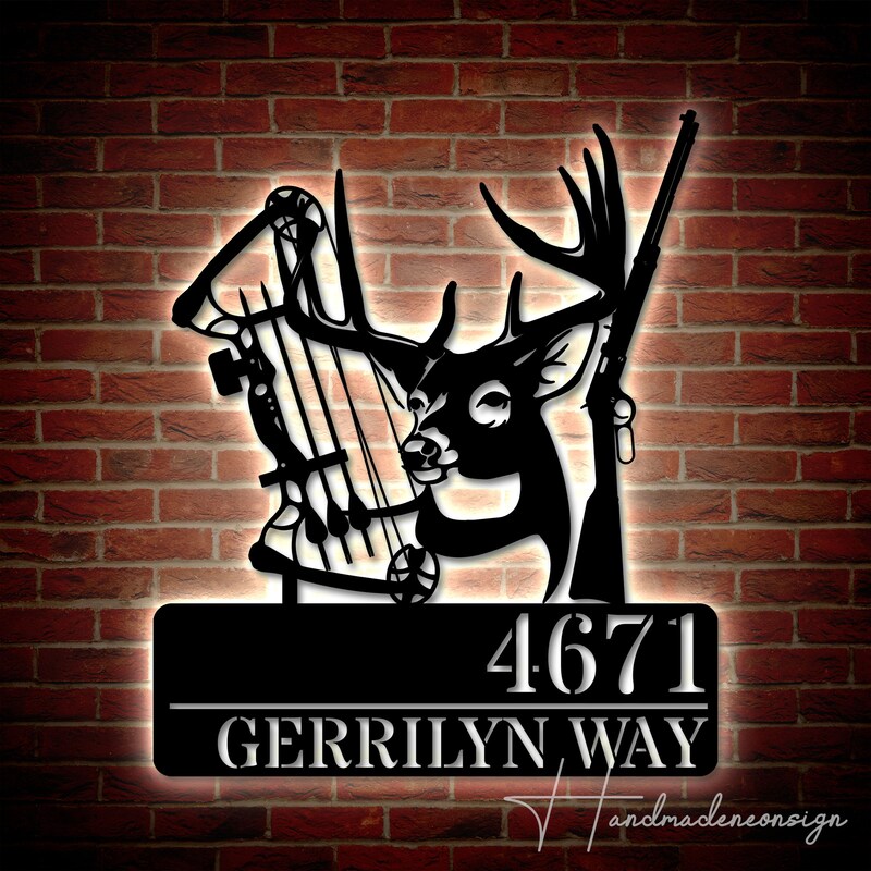 Metal Address Sign - Etsy