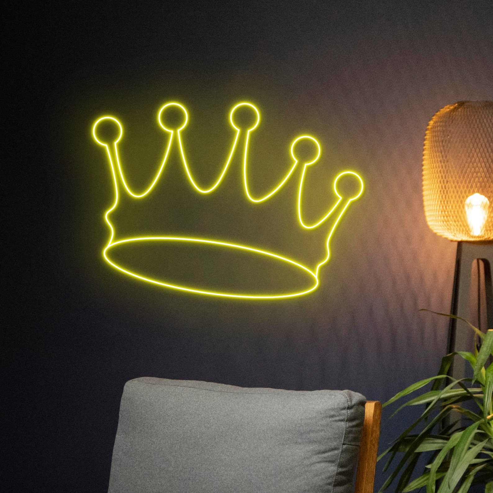 Crown Neon Sign, King Crown Led Sign, Queen Crown Led Light, Royal ...