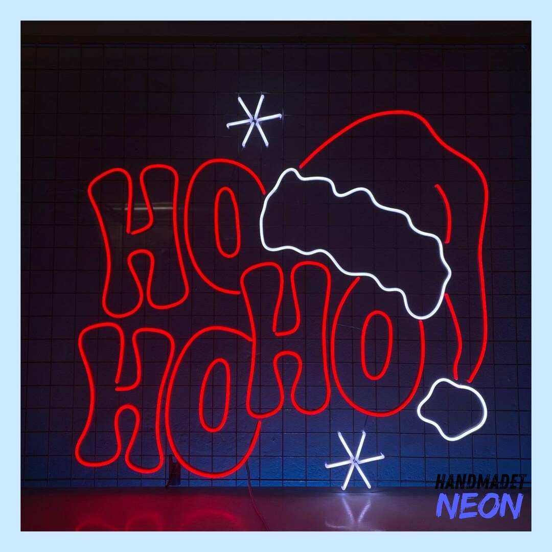 Hohoho Neon Sign, Ho Ho Ho Led Sign, Christmas Neon Lights, Best Gifts ...