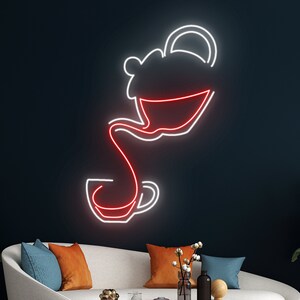 Tea Neon Sign, Tea Cup Neon Light, Tea Pot LED Light, Drinking Led Sign ...