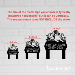 Custom Goat Memorial Stake, Goat Metal Stakes, Goat Grave Stake, Goat ...