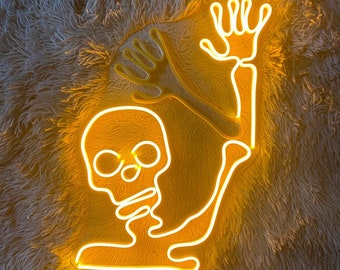 Skeleton Led Sign - Etsy