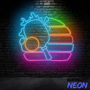 Pickleball Neon Sign, Pickleball Led Sign, Pickleball Racket Ball Neon ...