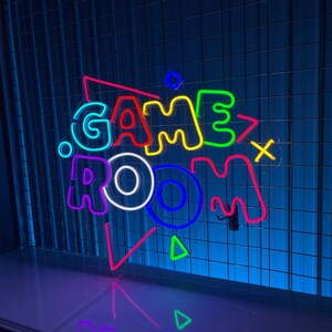 Gameroom Led Sign, Gameroom Led Sign, Wall Decor, Gameroom Neon Sign ...