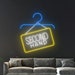 Second Hand Shop Neon Sign, Second Hand Neon Light, Fashion Store Led ...