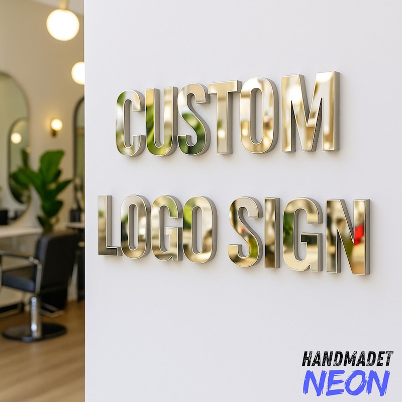 Illuminated Logo Sign - Etsy