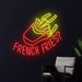 French Fries Neon Sign, French Fries Led Sign, French Fries Led Light ...