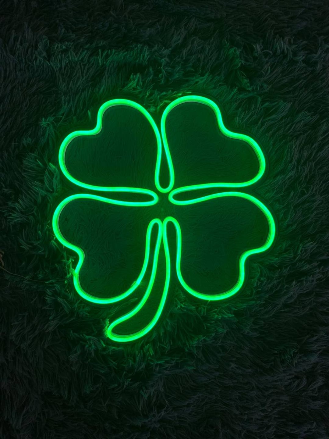 Clover Leaf Led Sign, Clover Leaf Neon Sign, Wall Decor, Clover Leaf ...