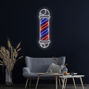 Barber Shop Led Sign, Barber Shop Neon Sign, Wall Decor, Barber Shop ...
