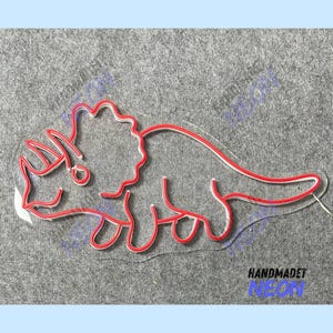 Dinosaur Neon Light, Dinosaur Led Light, Dinosaur Led Sign, Nursery ...