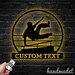 Custom Parkour Name Metal Wall Art LED Light, Parkour Metal Sign ...