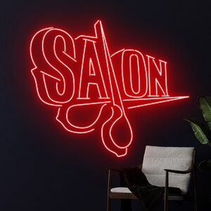 Hair Salon Led Sign, Barber Neon Sign, Hair Studio Led Light, Hair ...