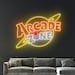 Arcade Zone Led Sign, Arcade Neon Sign, Wall Decor, Arcade Neon Sign ...