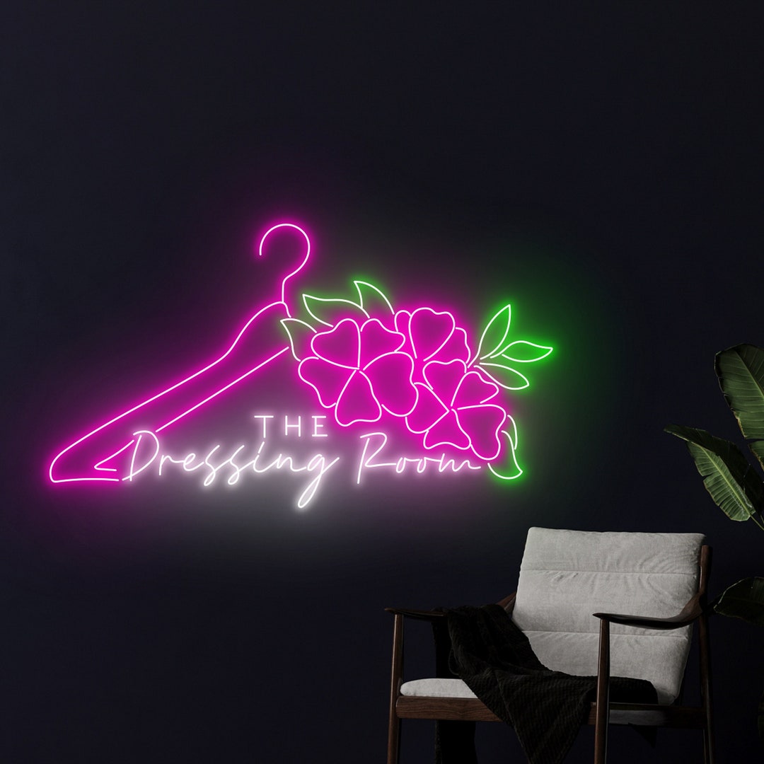 Dressing Room Led Sign, Dressing Room Neon, Dressing Room Neon Light ...