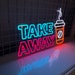 Custom Take Away Coffee Neon Sign, Coffee Shop LED Sign, Cafe Neon ...