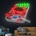 Seafood Crab Neon Sign, Crab Seafood Led Sign, Crab Led Light, Crab ...