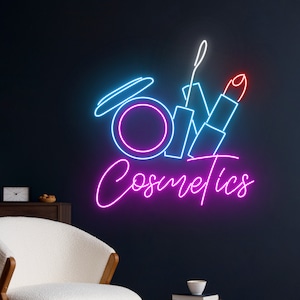Cosmetics Neon Sign, Cosmetics Neon Light, Beauty Product Led Sign ...
