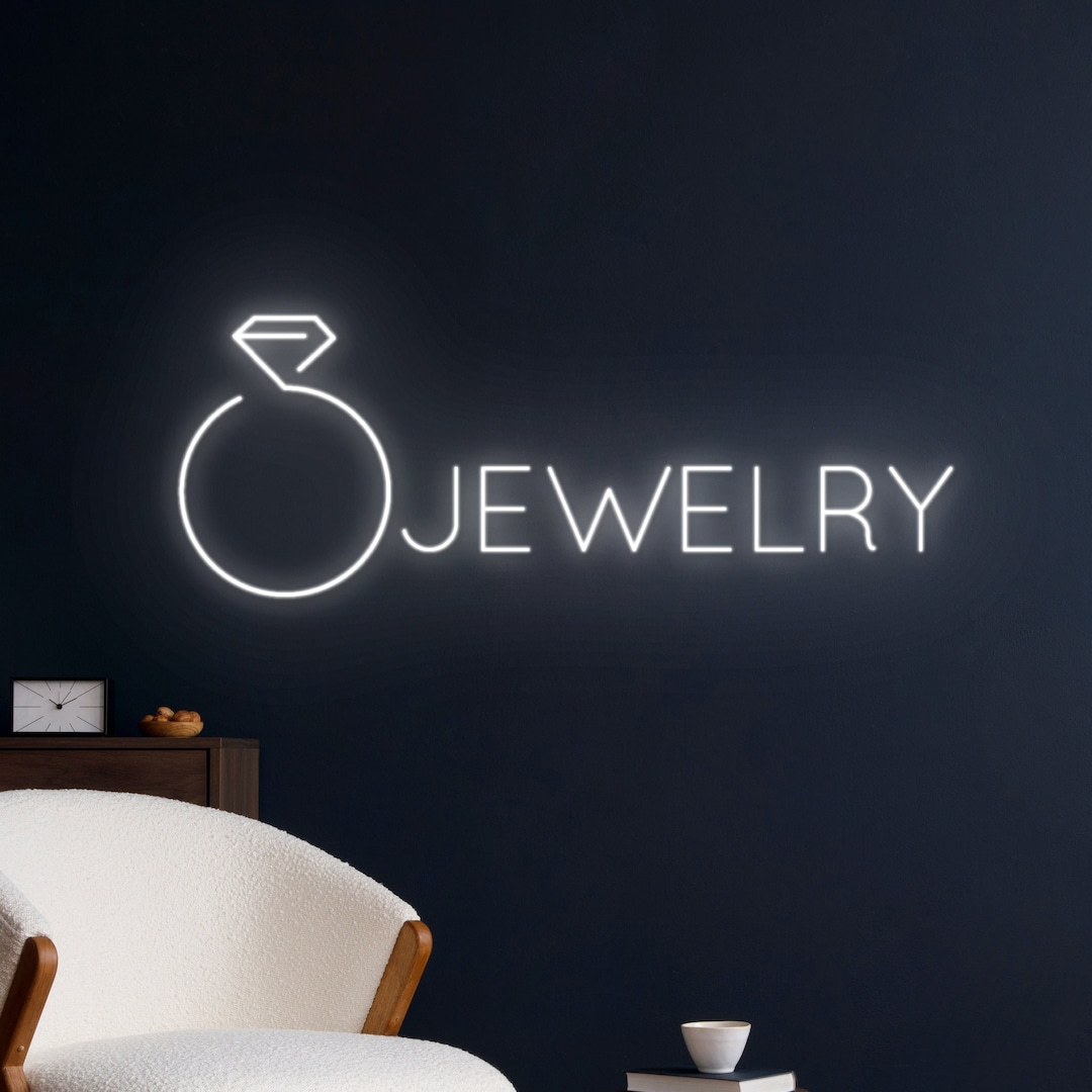 Jewelry Neon Sign, Jewelry Neon Light, Jewelry Led Sign, Jewelry Led ...