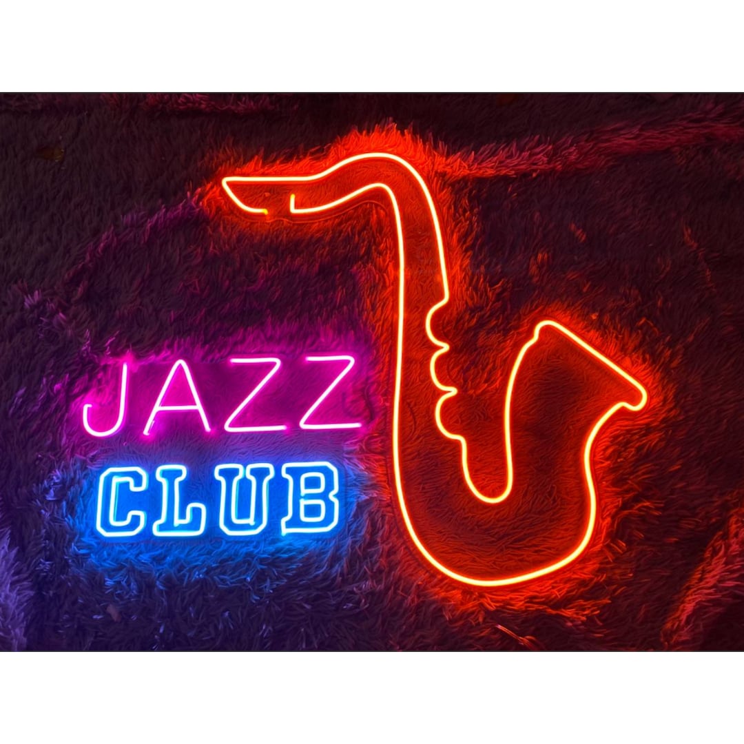 Jazz Club Led Sign, Jazz Club Led Lights, Jazz Neon Sign, Custom Neon ...