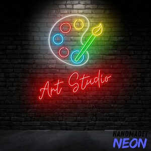 Art Studio Neon Sign, Artist Led Sign, Draw Neon Light, Painting Led ...