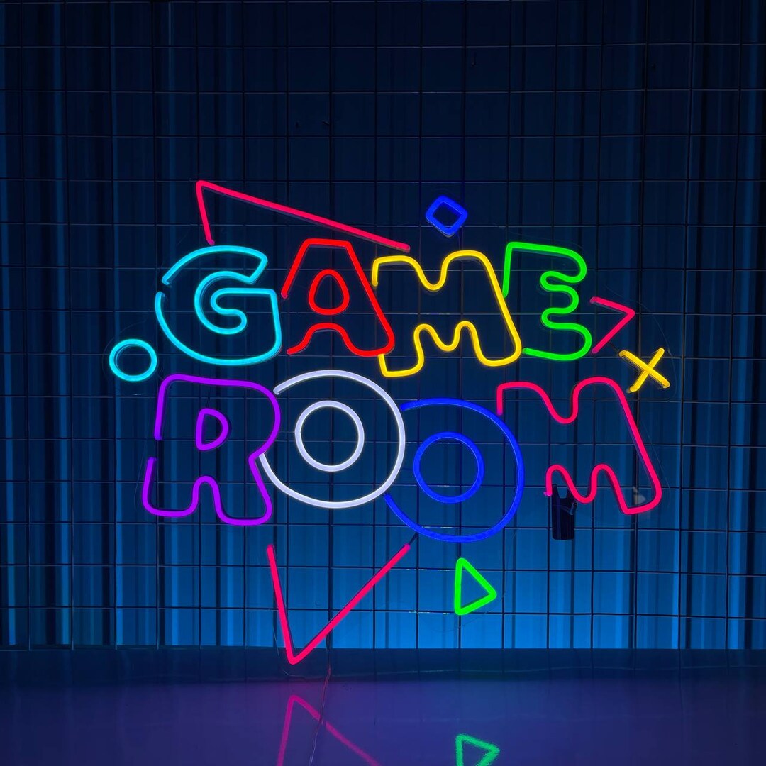 Gameroom Led Sign, Gameroom Led Sign, Wall Decor, Gameroom Neon Sign ...