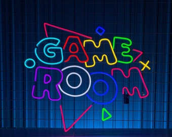 Game Room Led Sign, Game Room Led Sign, Billiard Neon Sign , Gameroom ...