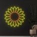 Sunflower Neon Light, Sunflower Flower Led Light, Flower Led Sign ...