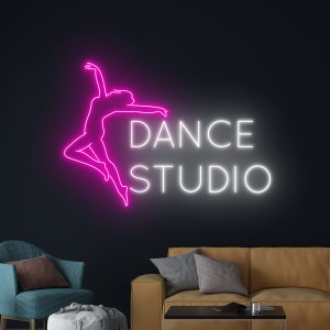 Dance Studio Neon Sign, Custom Dancer Led Sign, Custom Dancer LED ...
