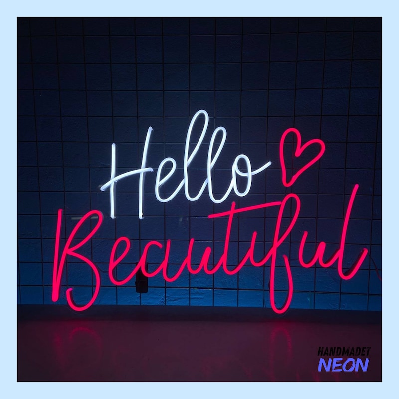 Hello Beautiful Wall Decor - Etsy