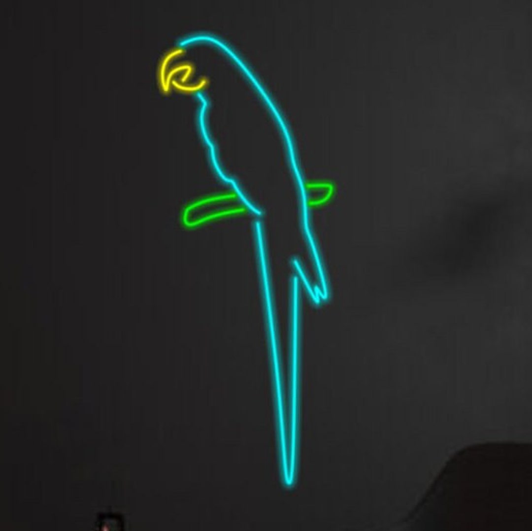 Summer Tropical Parrot Island Paradise Lawn Decoration Outdoor LED Rope ...